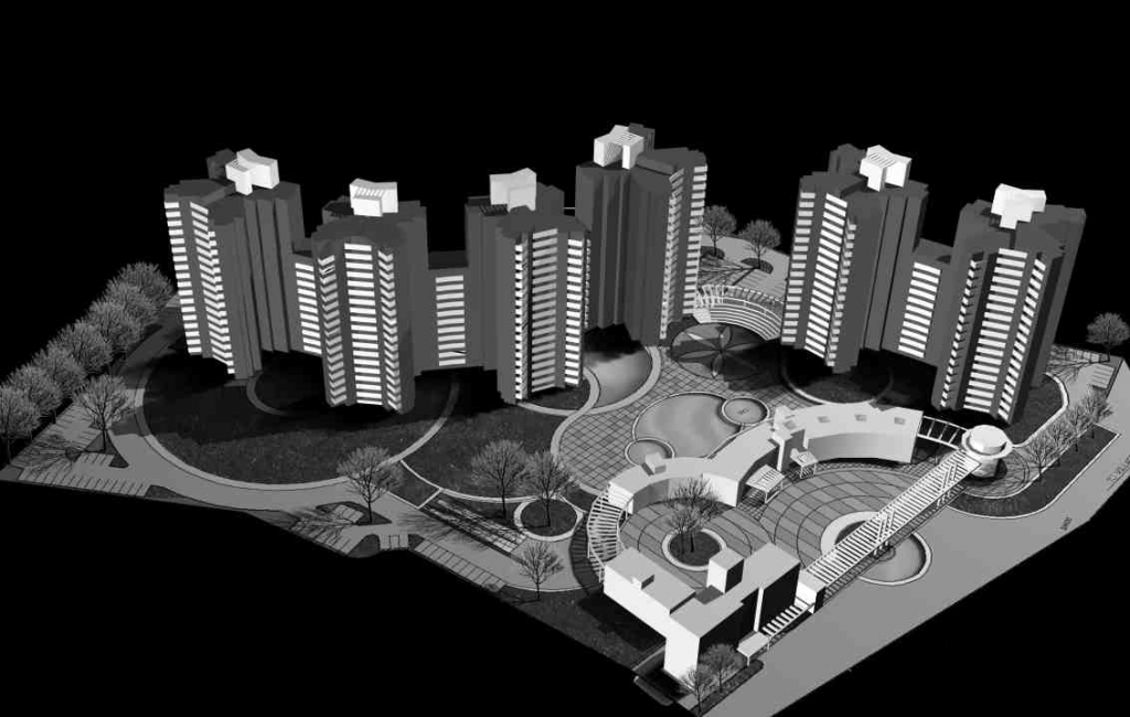 Residential / Housing Complex for Kredent Project Pvt Ltd. - Dimensions ...